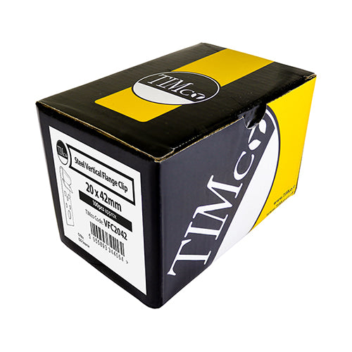TIMCO Vertical Flange Clips - 20 x 42mm – Invicta Tools