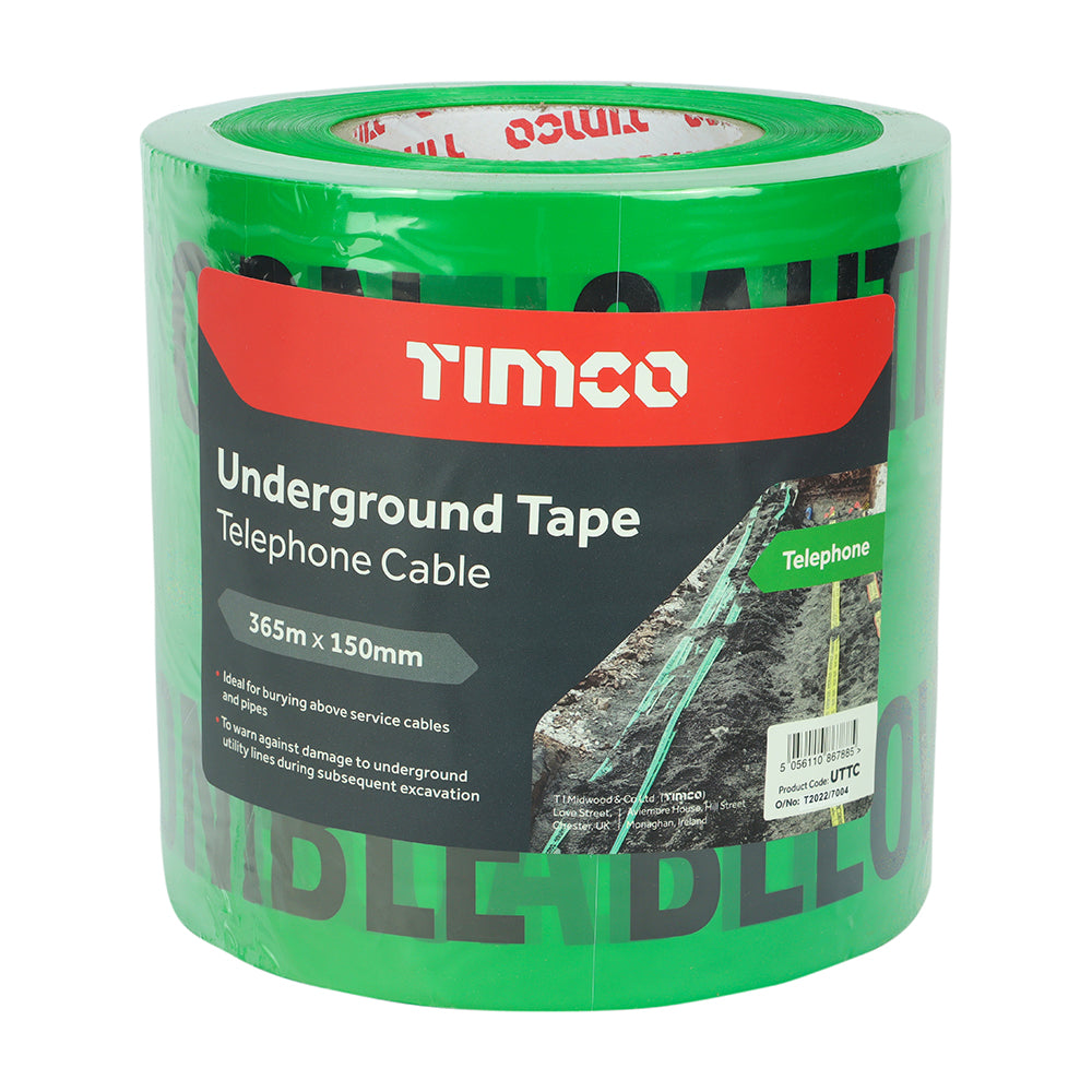 TIMCO Underground Tape Telephone Cable - 365m x 150mm – Invicta Tools